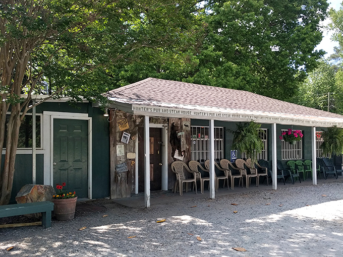 Welcome to meat lover's paradise! Hunter's Pub and Steakhouse beckons with rustic charm and the promise of sizzling delights.