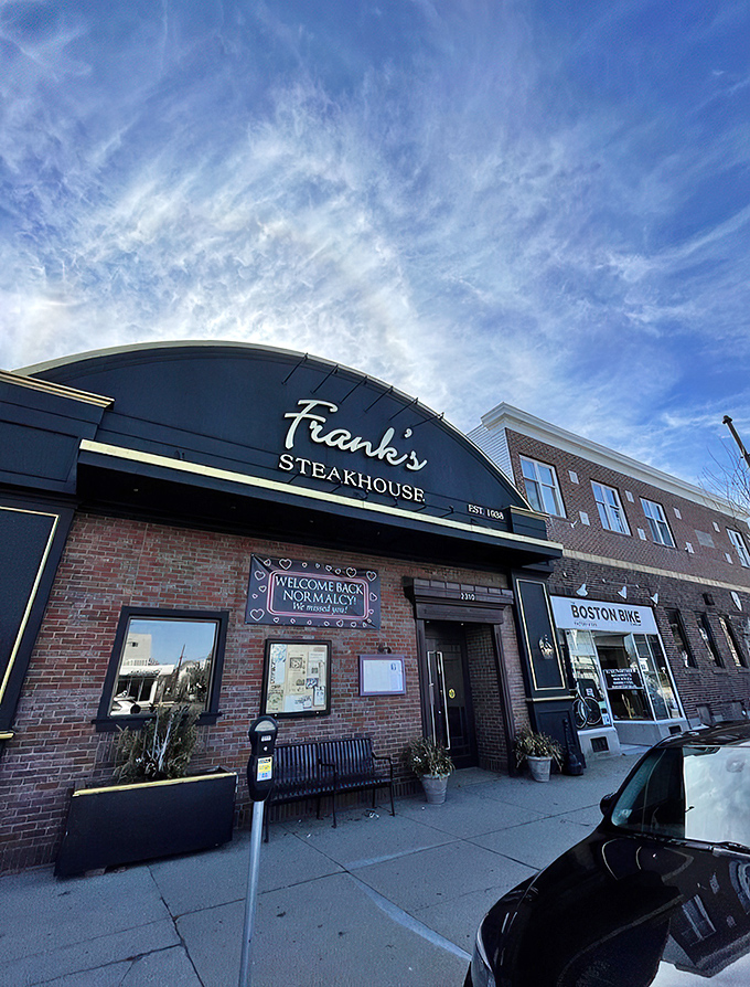 A beacon of beefy bliss! Frank's Steakhouse has been tempting taste buds since 1938, proving that some things really do get better with age.