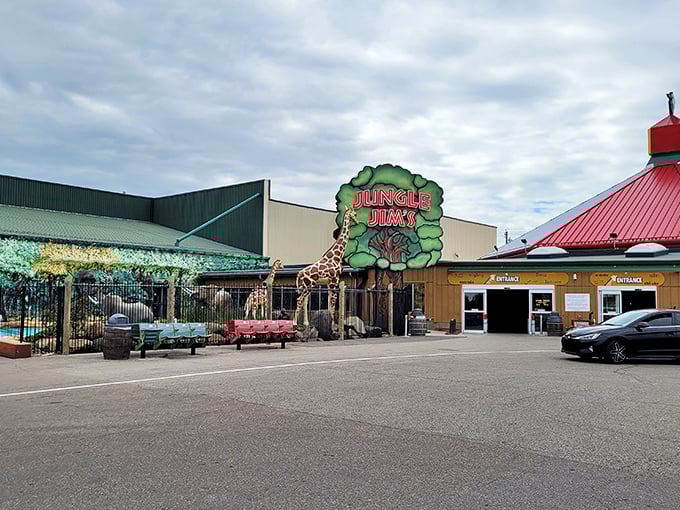 Welcome to the jungle, we've got fun and games&hellip; and groceries! Jungle Jim's exterior is a feast for the eyes before you even step inside.