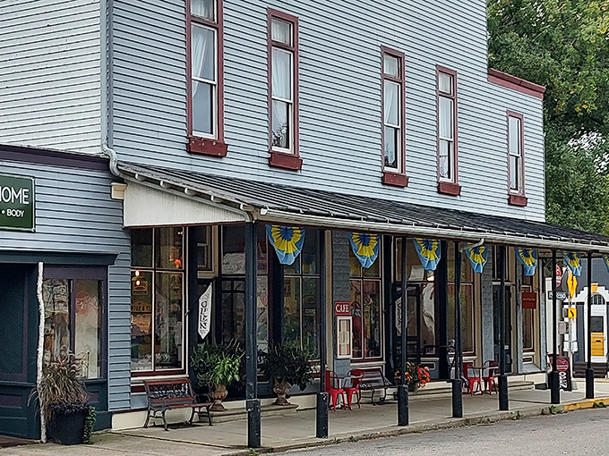 "Best Pie Shop in America" isn't just a bold claim&mdash;it's a mouthwatering promise. This charming facade is the gateway to a world of flaky, fruity bliss.