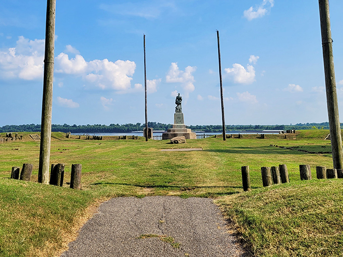 Fort Massac's scenic Ohio views are like nature's own IMAX screen, minus the overpriced popcorn.