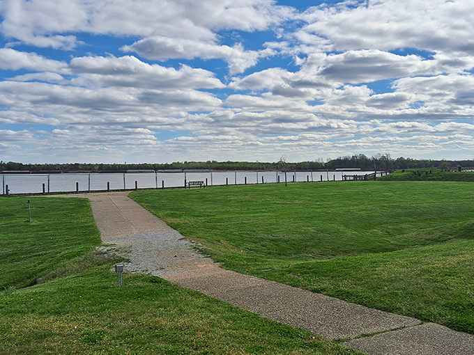 A river runs through it! Fort Massac's scenic Ohio River views are like nature's own IMAX screen, minus the overpriced popcorn.