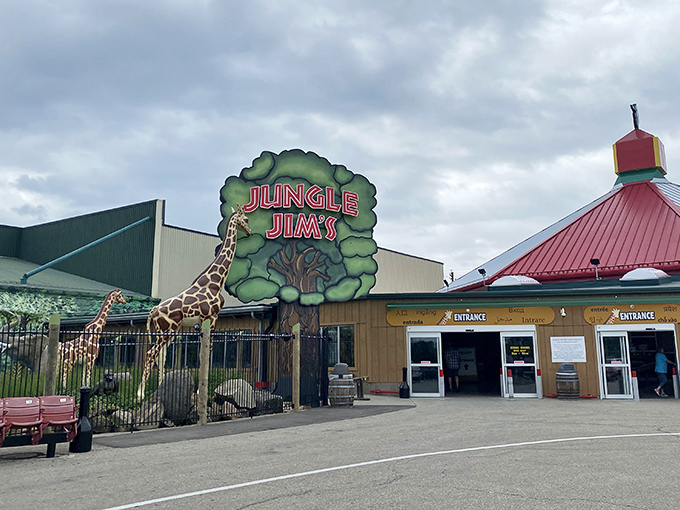 Welcome to the jungle, we've got fun and games... and groceries! Jungle Jim's exterior is a feast for the eyes before you even step inside.