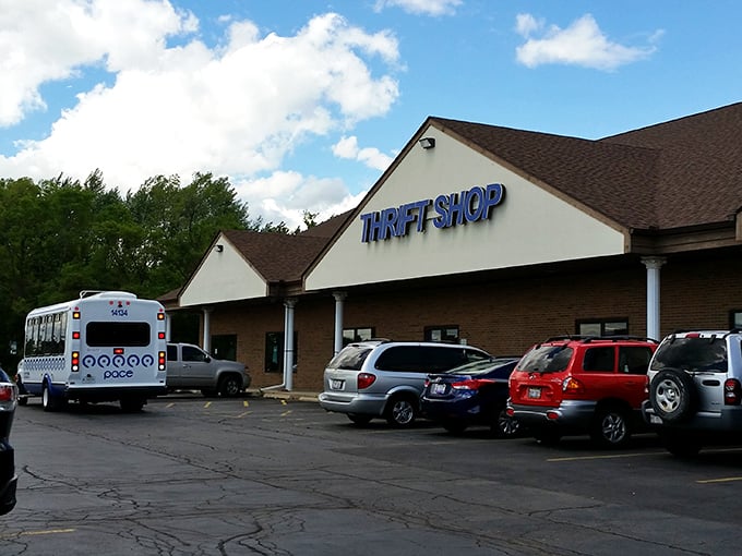 Welcome to bargain paradise! AbleLight Thrift Shop's unassuming exterior hides a treasure trove of secondhand wonders waiting to be discovered.