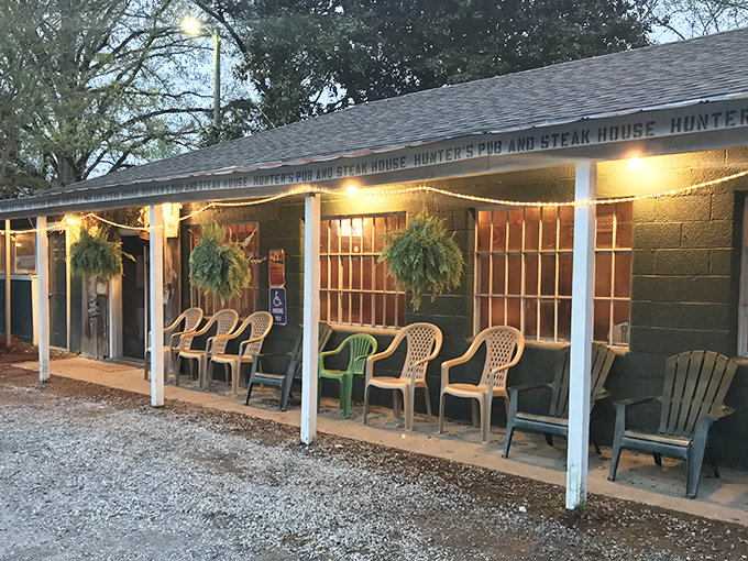 Welcome to Hunter's Steakhouse, where rustic charm meets carnivore's paradise. This green-clad gem is like a meaty oasis in the Georgia landscape.