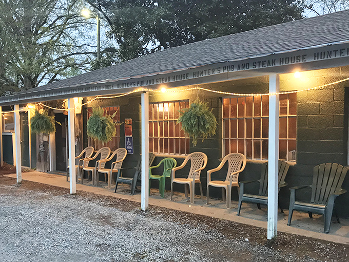 Welcome to meat lover's paradise! Hunter's Pub and Steakhouse beckons with rustic charm and the promise of sizzling delights.