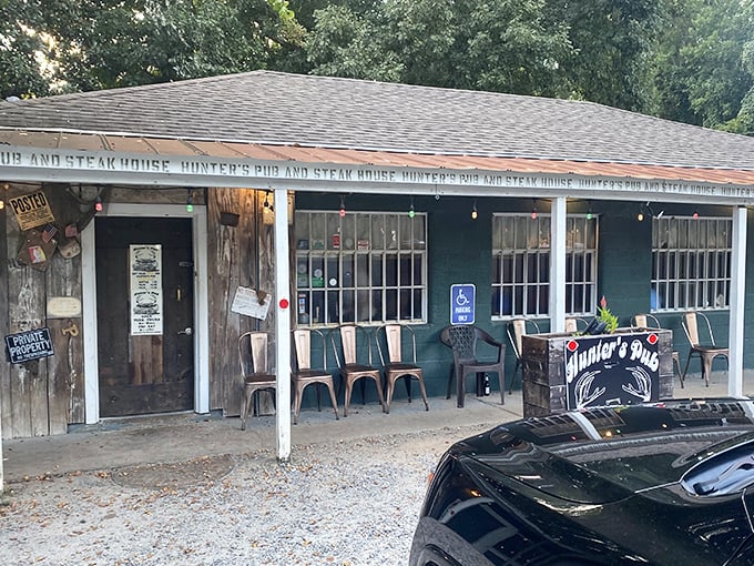 Welcome to meat lover's paradise! Hunter's Pub and Steakhouse beckons with rustic charm and the promise of sizzling delights.