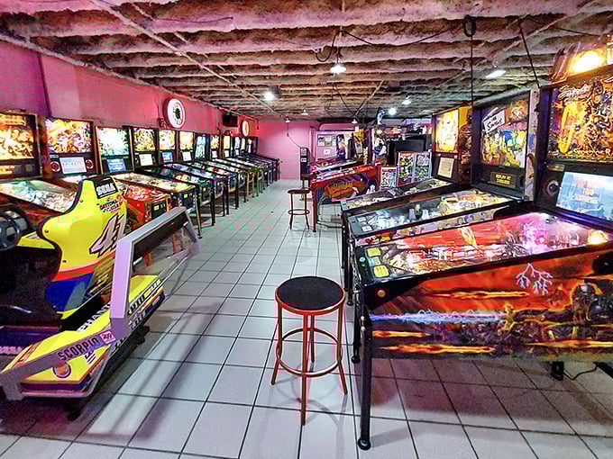 Step into a time warp! Pinball Pete's is where nostalgia meets neon, and your inner child gets a token to play.