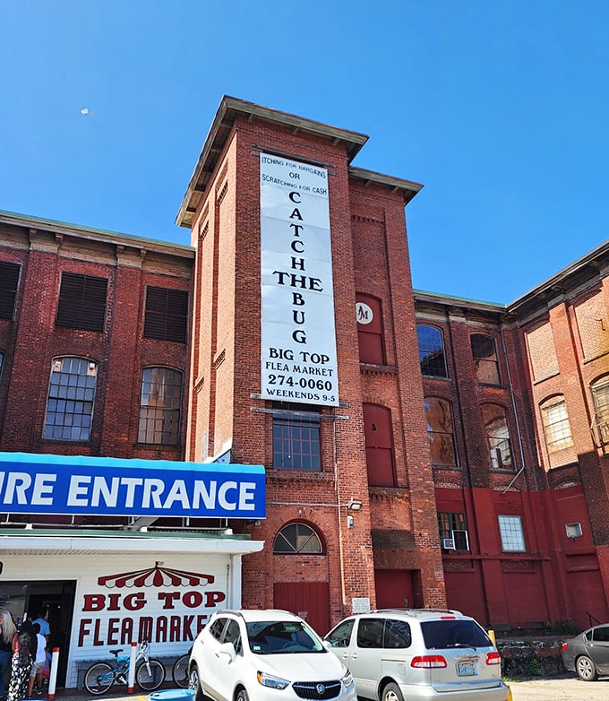 Welcome to the Big Top Flea Market, where history meets haggling in a brick-and-mortar wonderland. This architectural gem houses treasures waiting to be discovered by savvy shoppers and curious explorers alike.