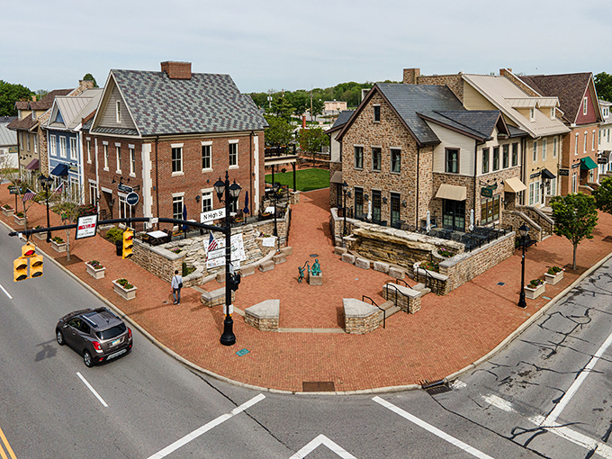 Step into a Norman Rockwell painting come to life! Dublin's historic downtown charms with its quaint architecture and inviting storefronts, beckoning visitors to explore its treasures.