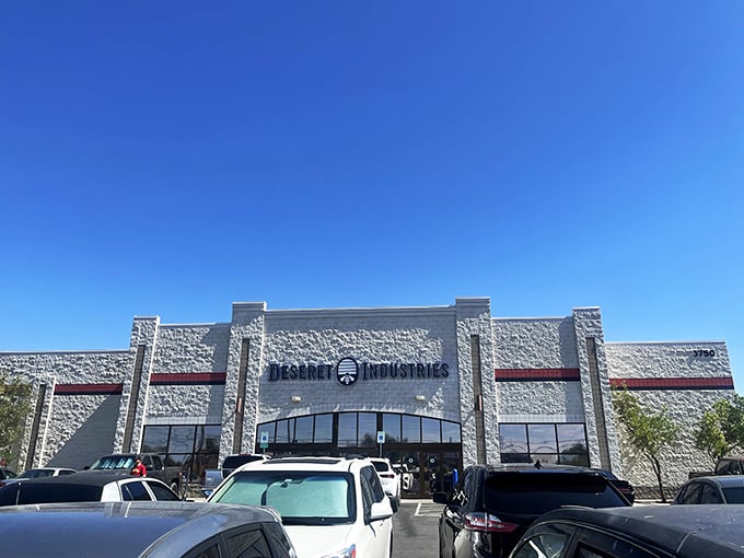 "Bargain hunters, prepare for paradise! This unassuming exterior hides a treasure trove that would make Indiana Jones jealous."