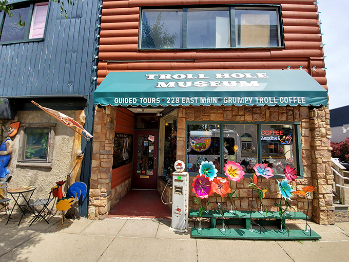 Step into a world where whimsy reigns supreme and every shelf tells a story. This troll-tastic wonderland is like Willy Wonka's factory, but for nostalgia buffs!