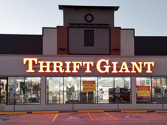 "Thrift Giant" indeed! This behemoth of bargains stands ready to swallow your wallet whole &ndash; and spit out treasures you never knew you needed.