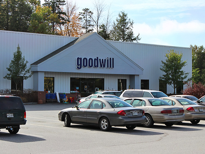 Welcome to the treasure trove! This unassuming exterior hides a world of wonders waiting to be discovered. Thrift shopping paradise, anyone?