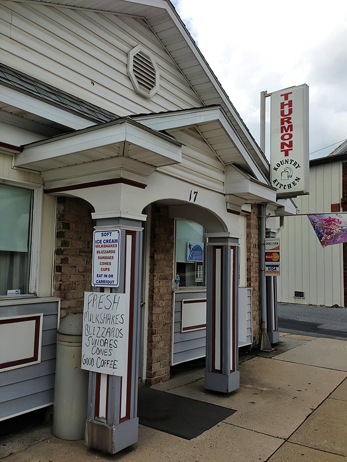 Welcome to comfort food paradise! Thurmont Kountry Kitchen's charming exterior promises a feast for the senses and the soul.