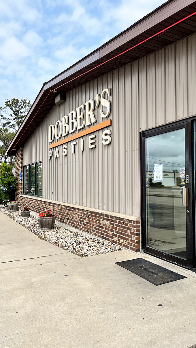 Welcome to pasty paradise! Dobber's exterior might be unassuming, but inside lies a treasure trove of flaky, golden goodness.