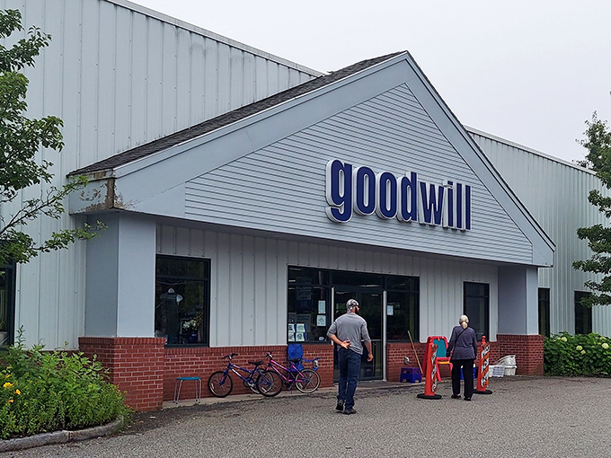 Welcome to the treasure trove! This unassuming exterior hides a world of wonders waiting to be discovered. Thrift shopping paradise, anyone?