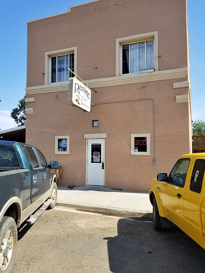 Welcome to flavor town! The Pastime Club & Steakhouse's unassuming exterior hides a world of culinary delights, proving you should never judge a book by its cover &ndash; or a steakhouse by its siding.