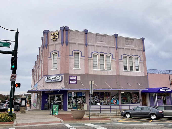 Welcome to the purple palace of prose! Recycled Books Records CDs stands out like a literary beacon, inviting bibliophiles and music lovers alike to explore its treasures.