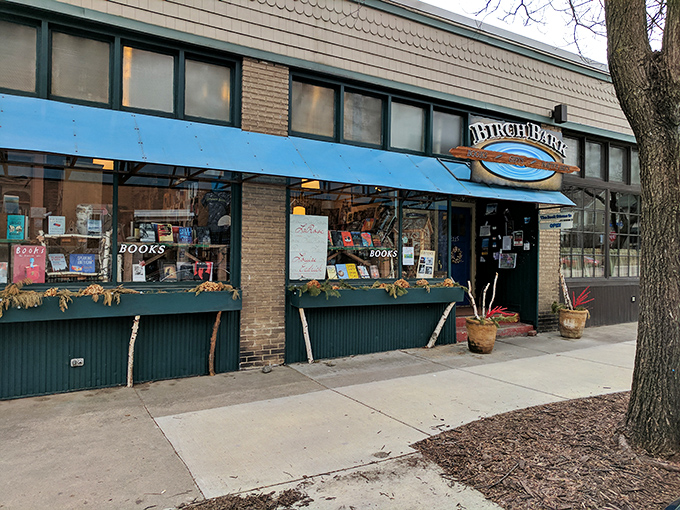 A literary oasis in the urban jungle! Birchbark Books & Native Arts beckons with its charming storefront, promising adventures between the pages and beyond.
