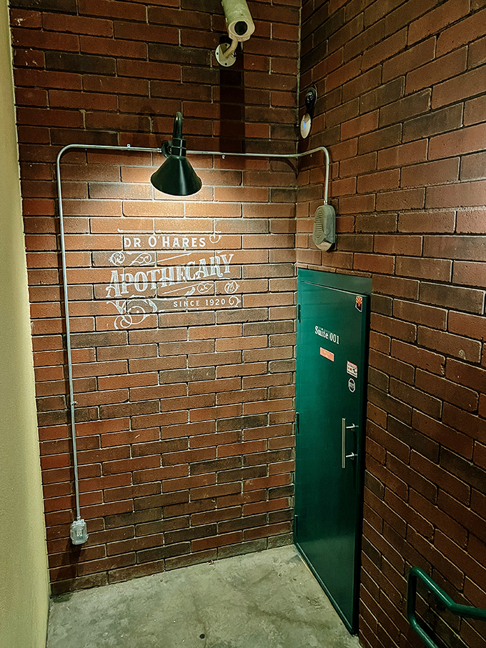 Knock knock! Who's there? It's the 1920s calling, and they want their secret entrance back. This speakeasy door is more mysterious than a magician's hat.