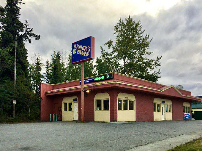 Welcome to Kriner's Diner, where the sign is as inviting as the aroma wafting from inside. This unassuming brick building holds more culinary treasures than a pirate's chest!