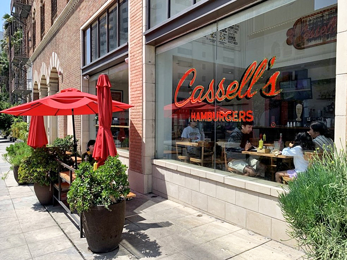 Welcome to burger paradise! Cassell's exterior may be unassuming, but inside lies a world of meaty marvels waiting to tantalize your taste buds.