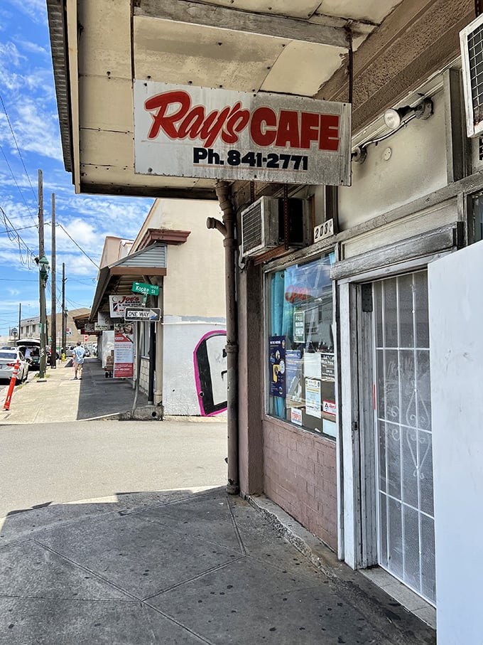 Welcome to Ray's Cafe, where the sign might be faded, but the flavors are anything but!