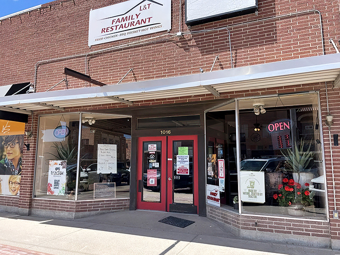 "Welcome to flavor town!" This unassuming brick facade hides a treasure trove of comfort food that'll make your taste buds do a happy dance.