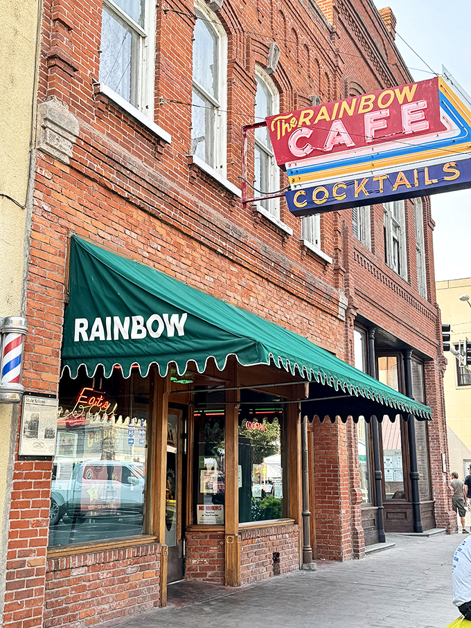 Step into a time machine disguised as a diner! The Rainbow Cafe's vintage charm will transport you faster than Doc Brown's DeLorean.