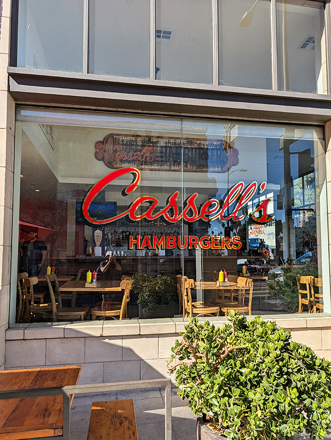 Welcome to burger paradise! Cassell's exterior may be unassuming, but inside lies a world of meaty marvels waiting to tantalize your taste buds.