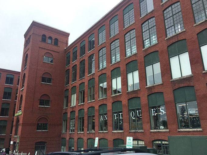 A red brick time machine! This former textile mill now houses a treasure trove of memories waiting to be rediscovered.