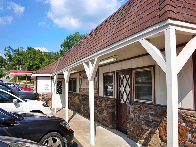 "Welcome to chicken paradise! This unassuming exterior hides a world of crispy, juicy delights that would make Colonel Sanders weep with envy."
