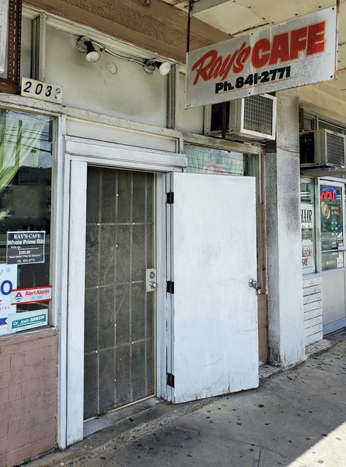 Welcome to Ray's Cafe, where the sign might be faded, but the flavors are anything but!