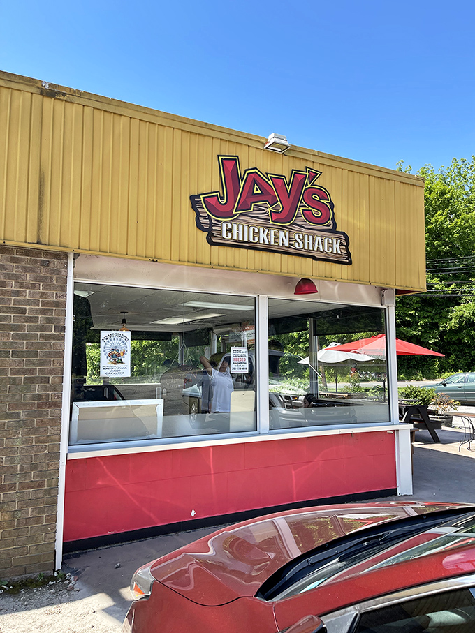 Welcome to chicken paradise! Jay's Chicken Shack may look unassuming, but don't let its humble exterior fool you - culinary magic happens inside these walls.