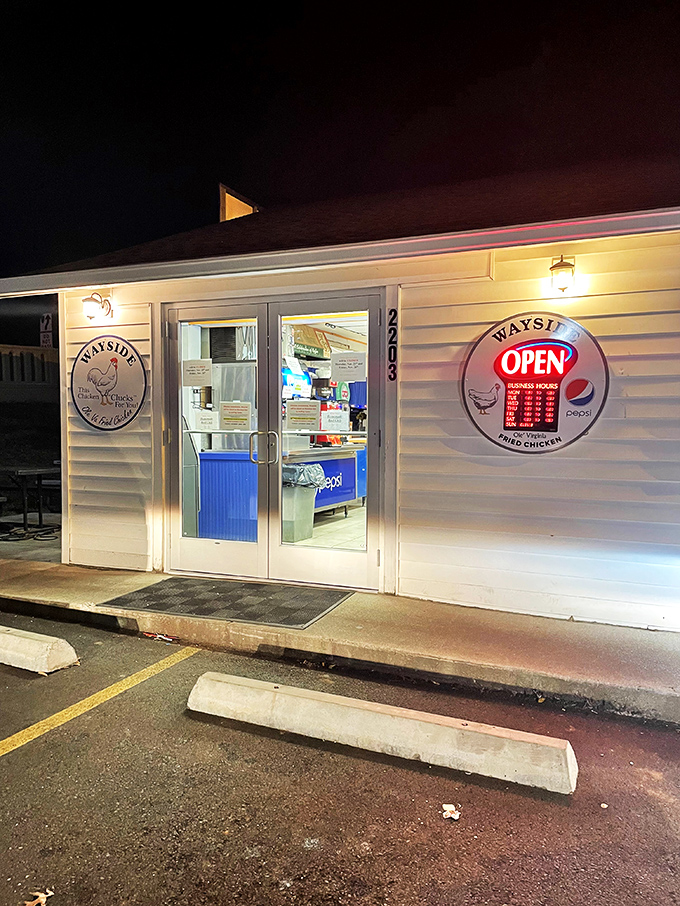 Welcome to chicken paradise! Wayside's unassuming exterior hides a world of crispy, juicy delights that'll make your taste buds do a happy dance.