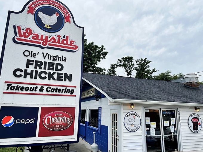Welcome to chicken paradise! Wayside's unassuming exterior hides a world of crispy, juicy delights that'll make your taste buds do a happy dance.