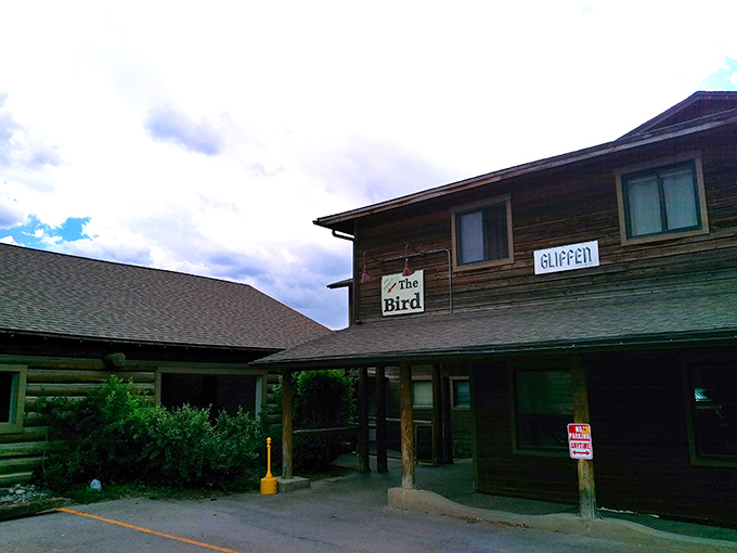 Log cabin meets culinary heaven! The Bird's rustic exterior promises a feast for both your eyes and taste buds.