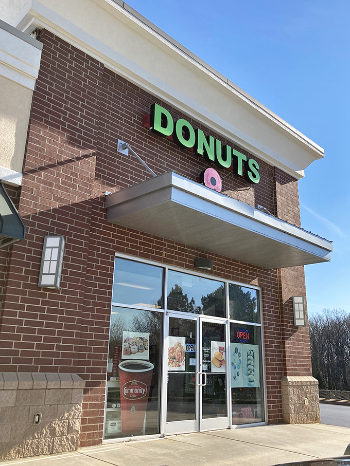 Welcome to donut paradise! This unassuming storefront hides a world of sugary delights that would make Homer Simpson weep with joy.