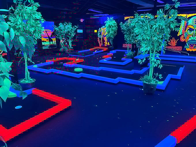 Welcome to Glow Putt, where mini-golf meets Tron! This neon oasis in Scottsdale is like stepping into a golfer's acid trip &ndash; in the best way possible.