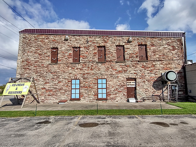 "When in doubt, margarita it out!" This stone fortress of flavor beckons with a sign that's part wisdom, part invitation. Who knew antlers could be so welcoming?