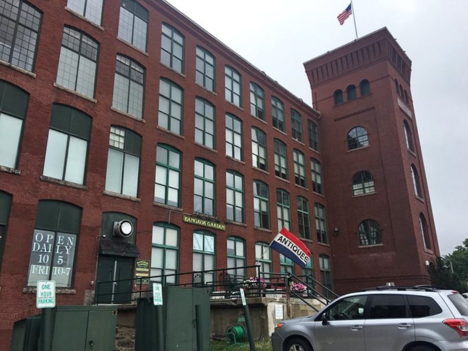 A red brick time machine! This former textile mill now houses a treasure trove of memories waiting to be rediscovered.