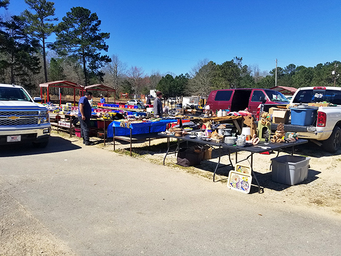 Step right up to the bargain bonanza! Mountain Top Flea Market is where treasure hunters and deal-seekers unite in a colorful carnival of commerce.