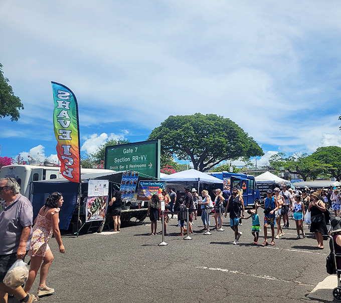 Welcome to bargain paradise! The Aloha Stadium Swap Meet transforms this sports venue into a shopper's playground that would make even Marie Kondo giddy with joy.