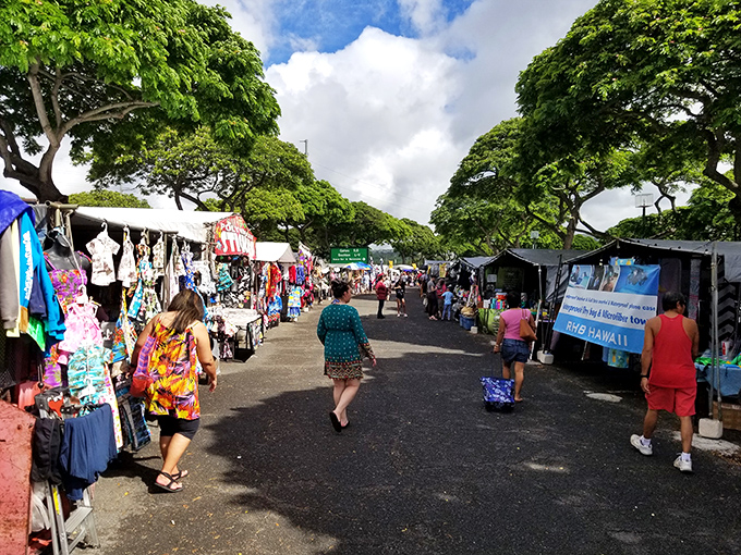 Welcome to bargain paradise! The Aloha Stadium Swap Meet transforms this sports venue into a shopper's playground that would make even Marie Kondo giddy with joy.