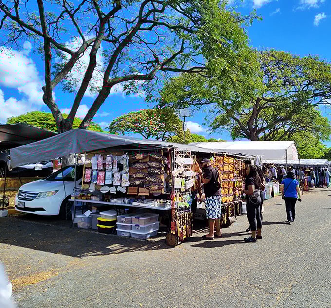 Welcome to bargain paradise! The Aloha Stadium Swap Meet transforms this sports venue into a shopper's playground that would make even Marie Kondo giddy with joy.