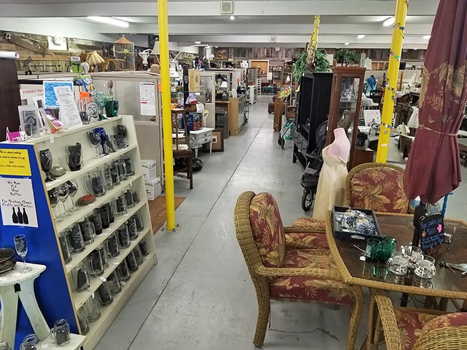 Step into a wonderland where one person's castoffs become another's treasures. It's like your grandma's attic had a growth spurt!