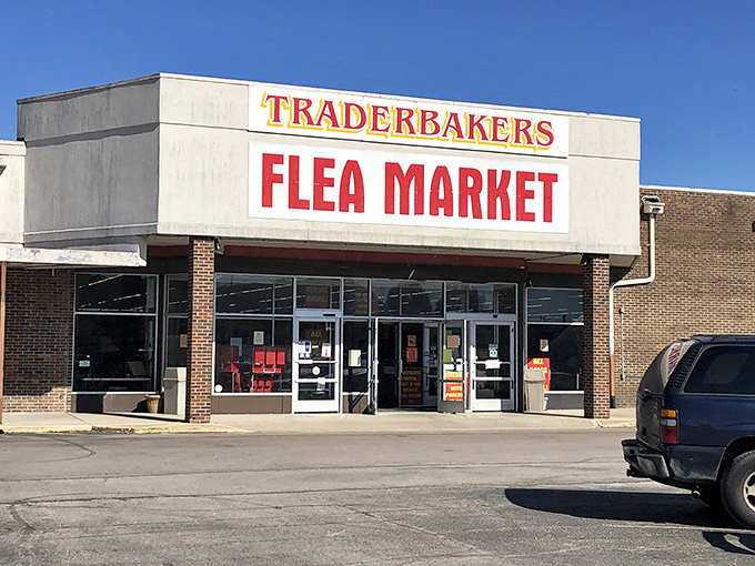 Welcome to Traderbakers, where treasure hunting becomes an Olympic sport! This unassuming exterior hides a world of wonders waiting to be discovered.