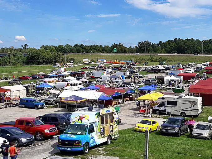 Welcome to bargain hunter's paradise! The Awesome Flea Market sprawls before you like a treasure map come to life, promising adventures in every aisle.