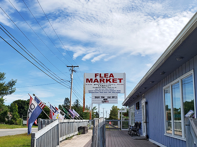 Step right up to bargain heaven! This unassuming blue building holds more treasures than Aladdin's cave.